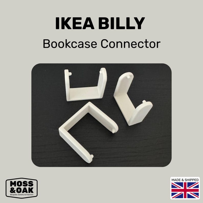IKEA Billy Bookcase Connector: 3D Printed Clamp [3 Pack] - Etsy