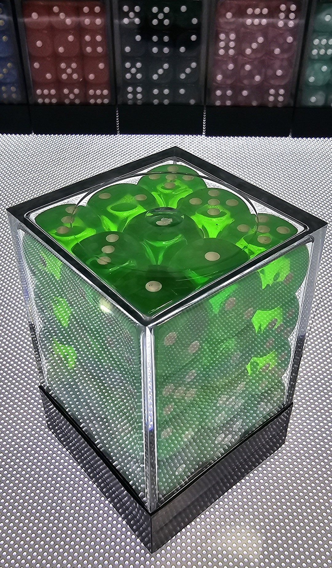12mm D6 Dice Cube W/ 36 Dice Block Translucent - Etsy