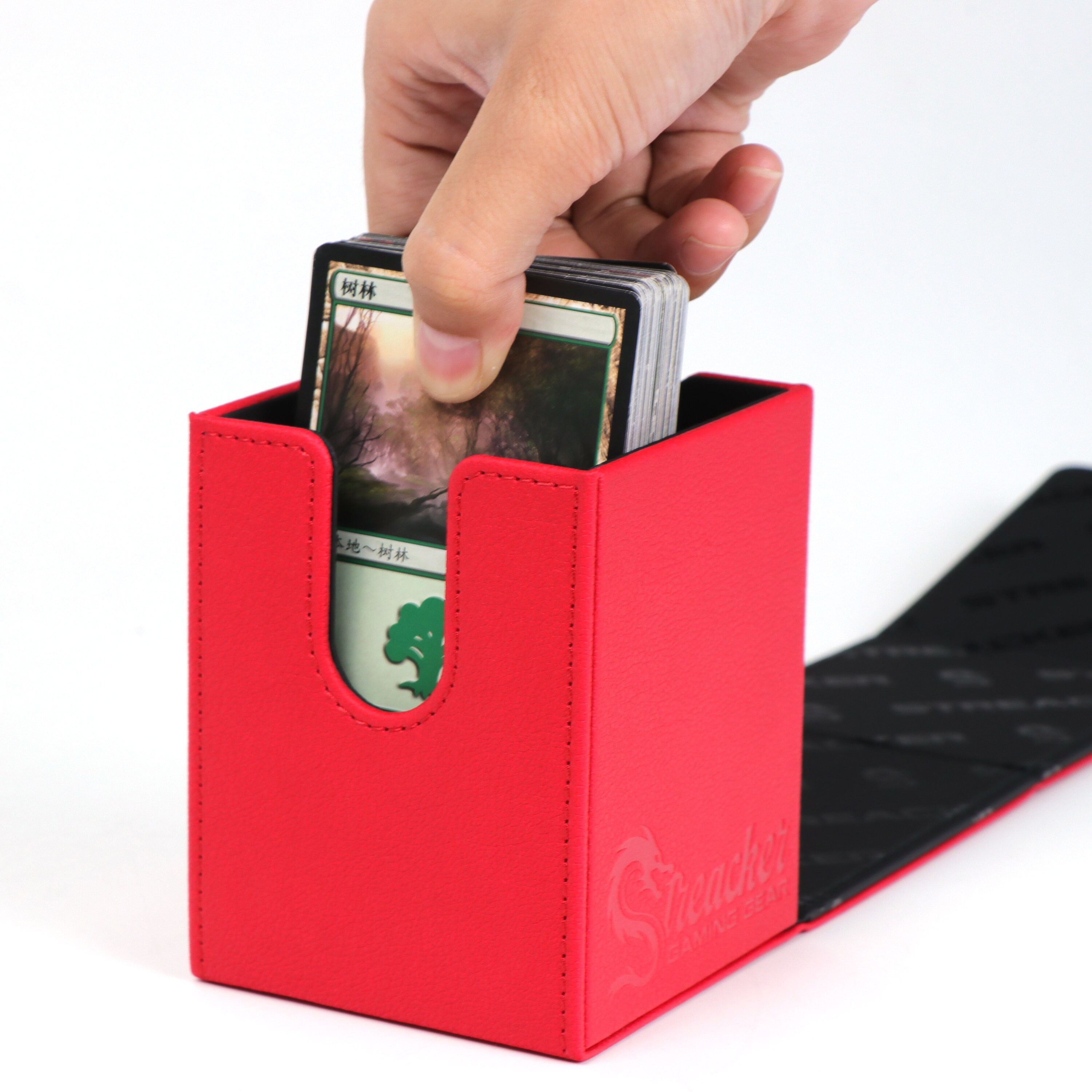 Red Premium 100 Card Deck Box - Etsy