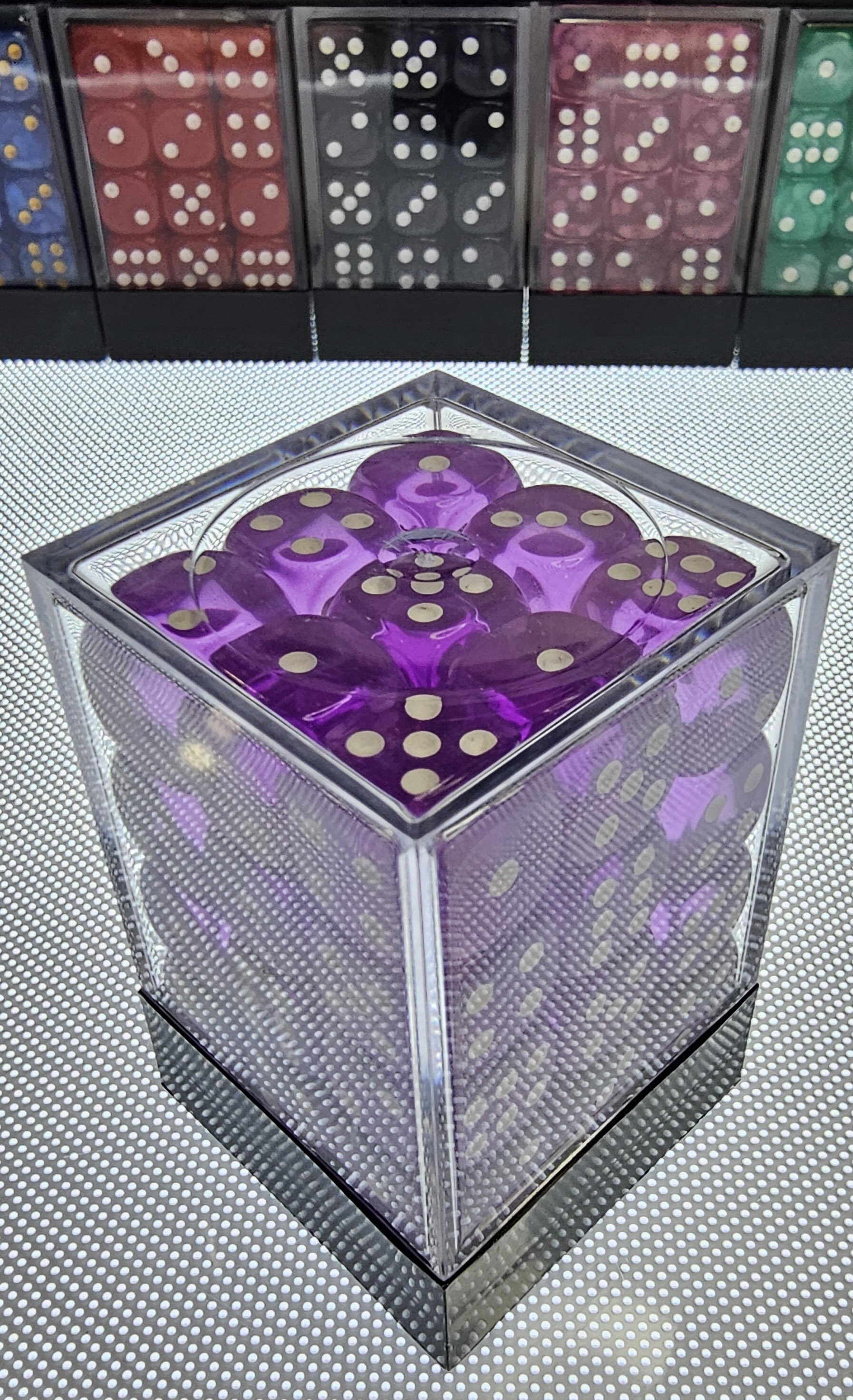 12mm D6 Dice Cube W/ 36 Dice Block Translucent - Etsy