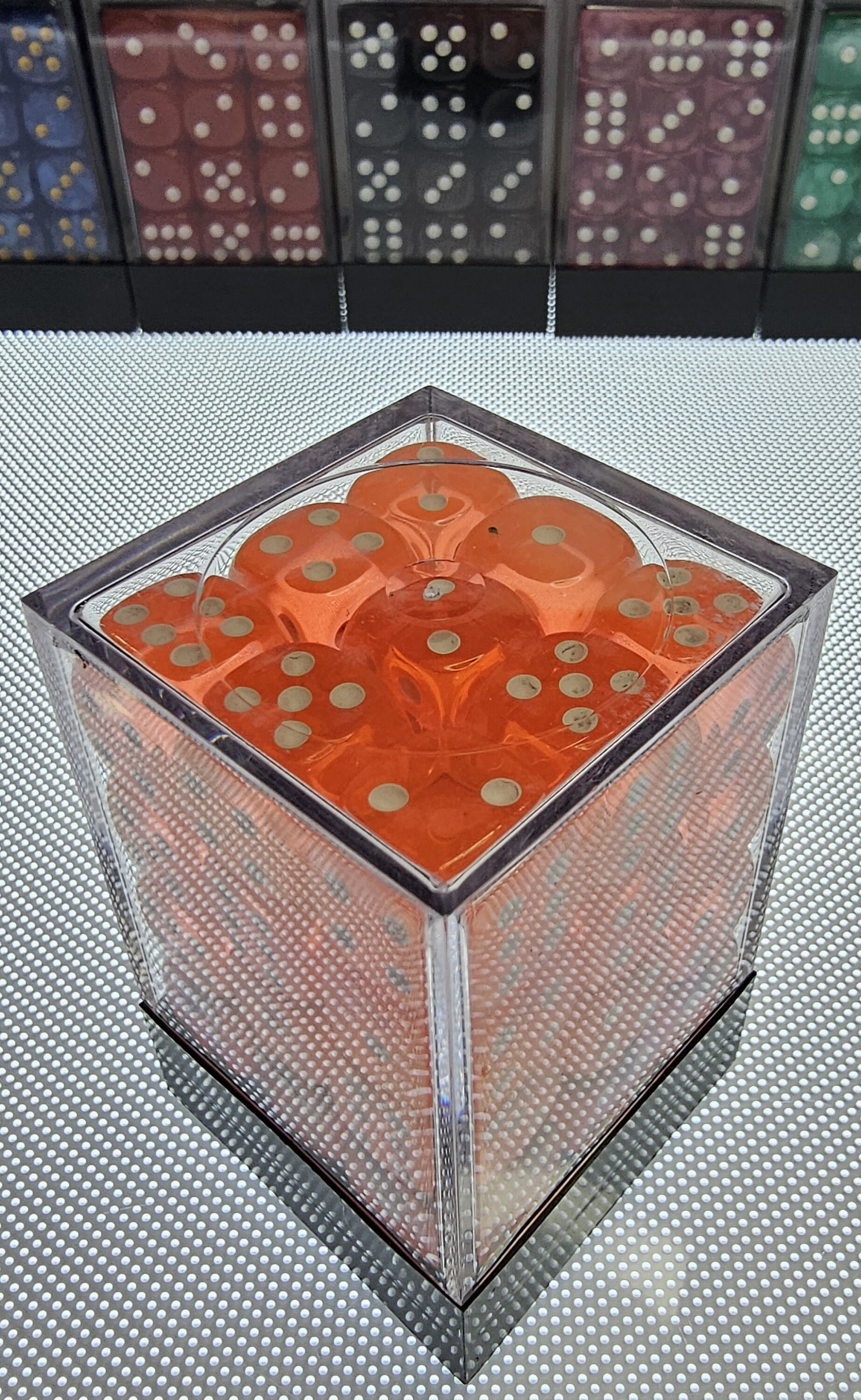 12mm D6 Dice Cube W/ 36 Dice Block Translucent - Etsy