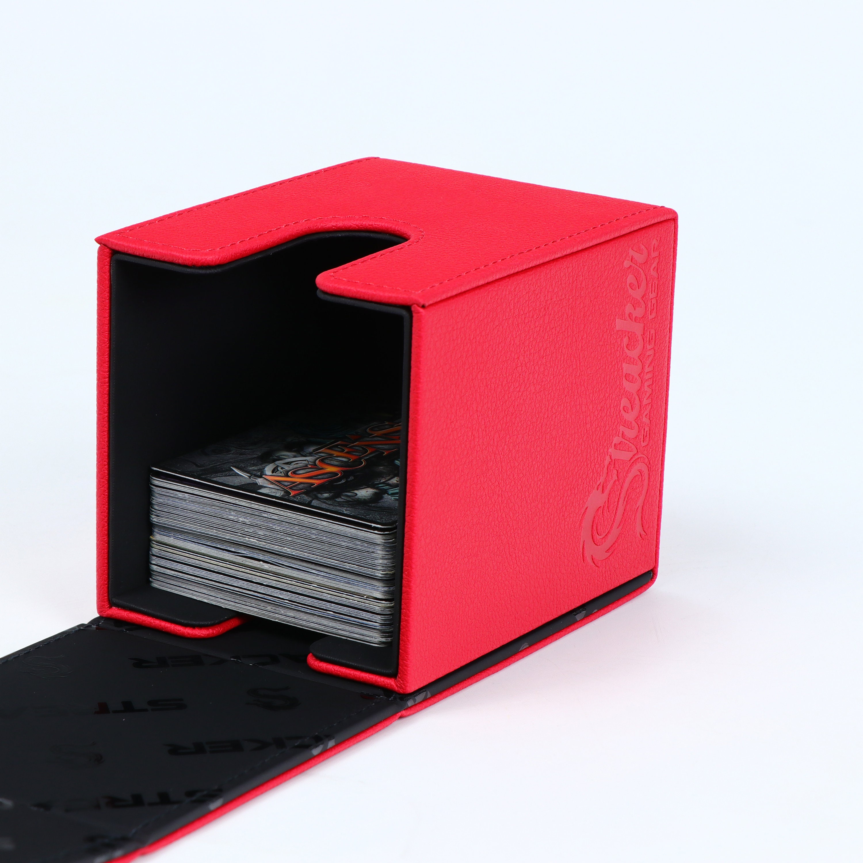 Red Premium 100 Card Deck Box - Etsy