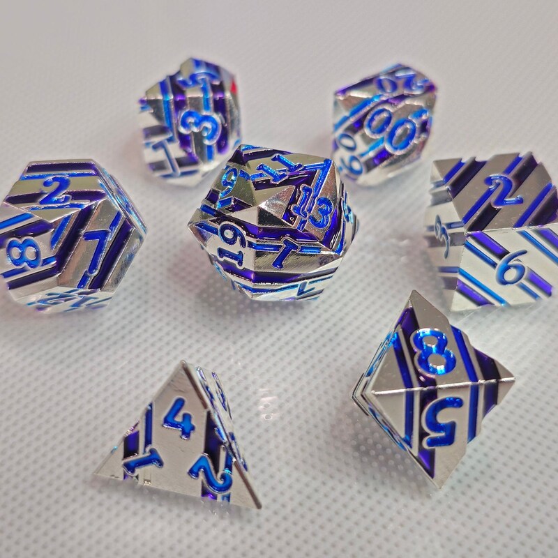 Solid Silver Dice - Etsy