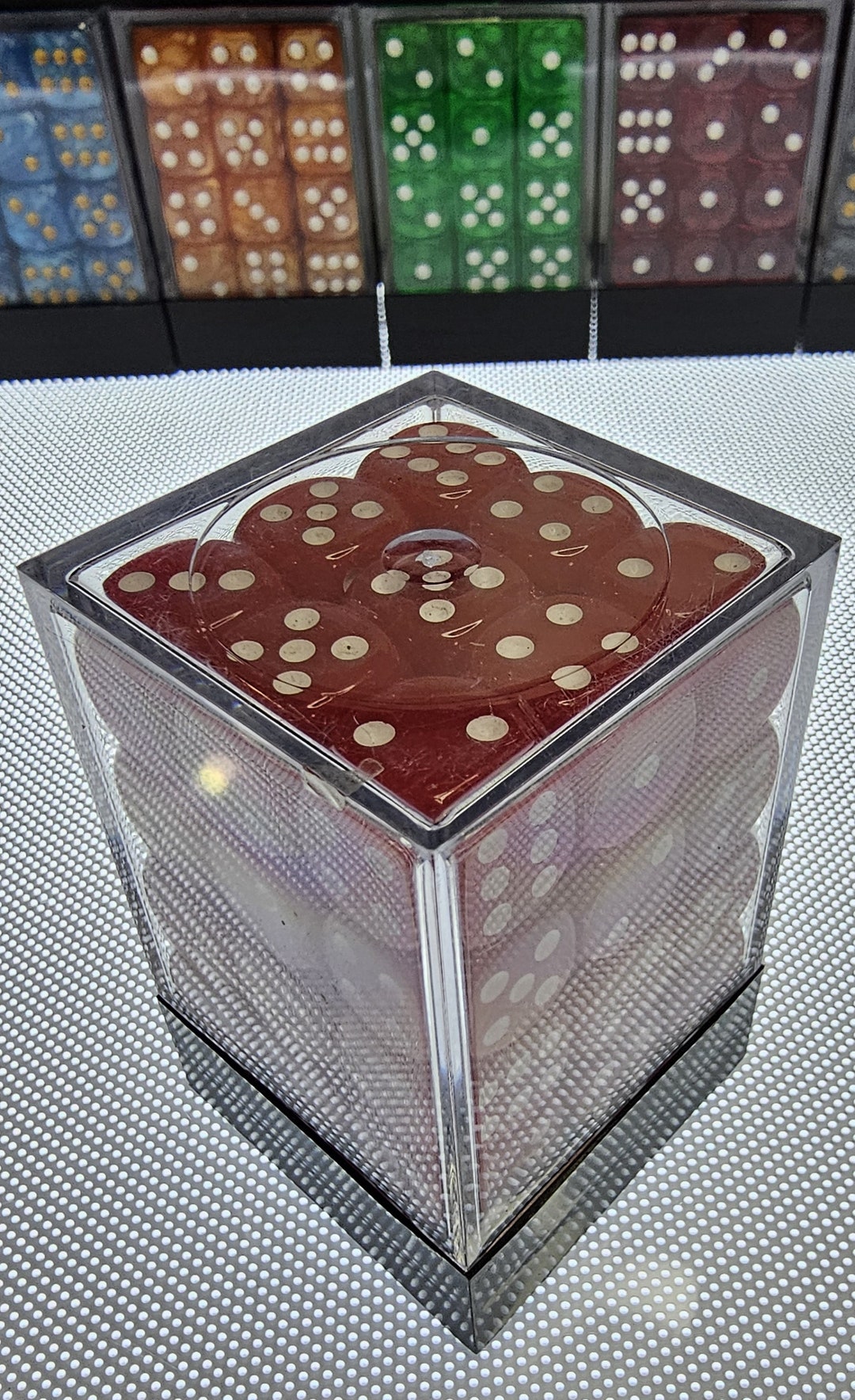 12mm D6 Dice Cube W/ 36 Dice Block Translucent - Etsy
