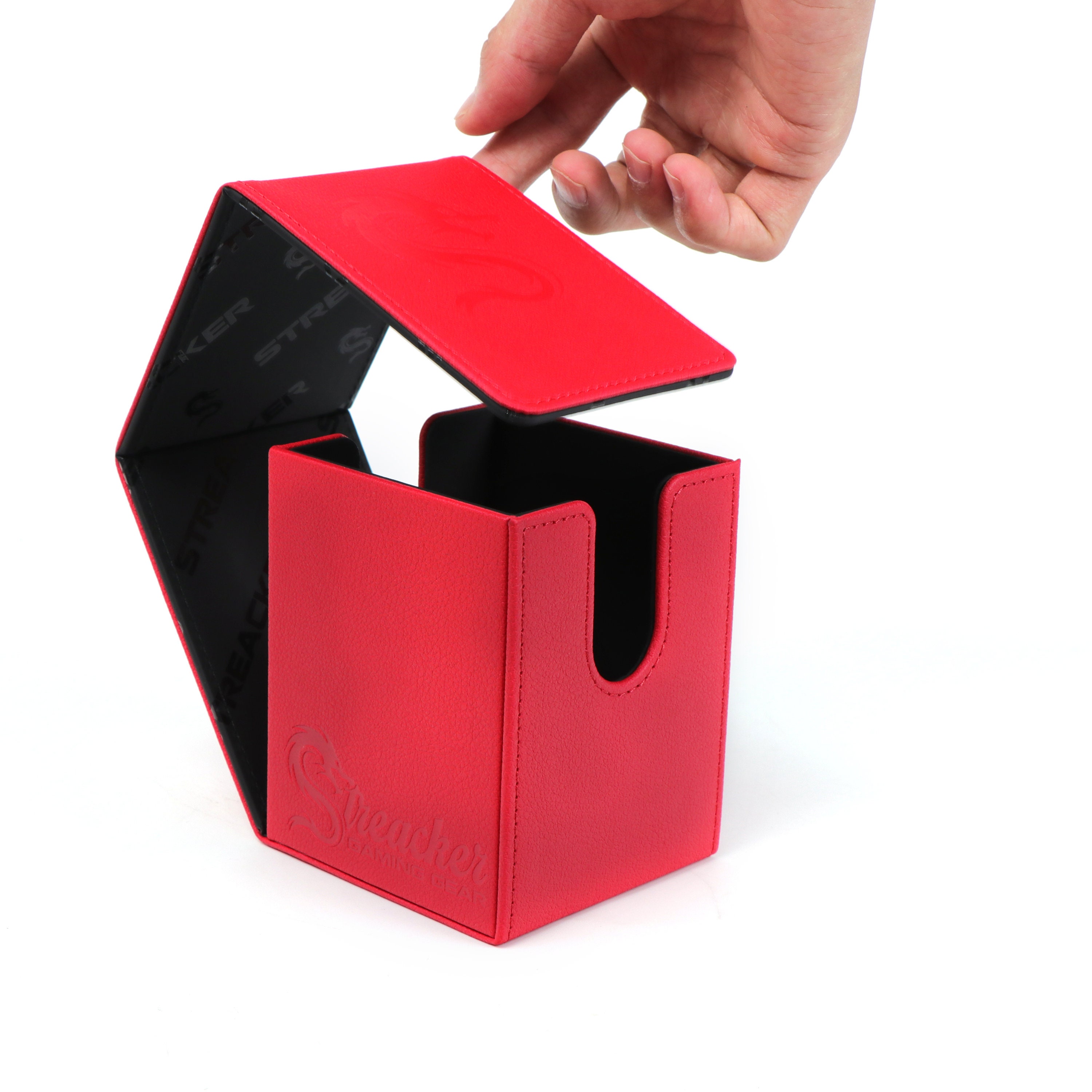 Red Premium 100 Card Deck Box - Etsy