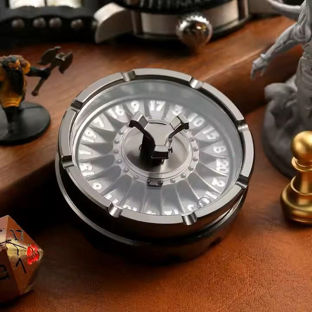G20 Roulette Dice Spinner for DND Dice Set, Dragon D&D Dice With Gift ...