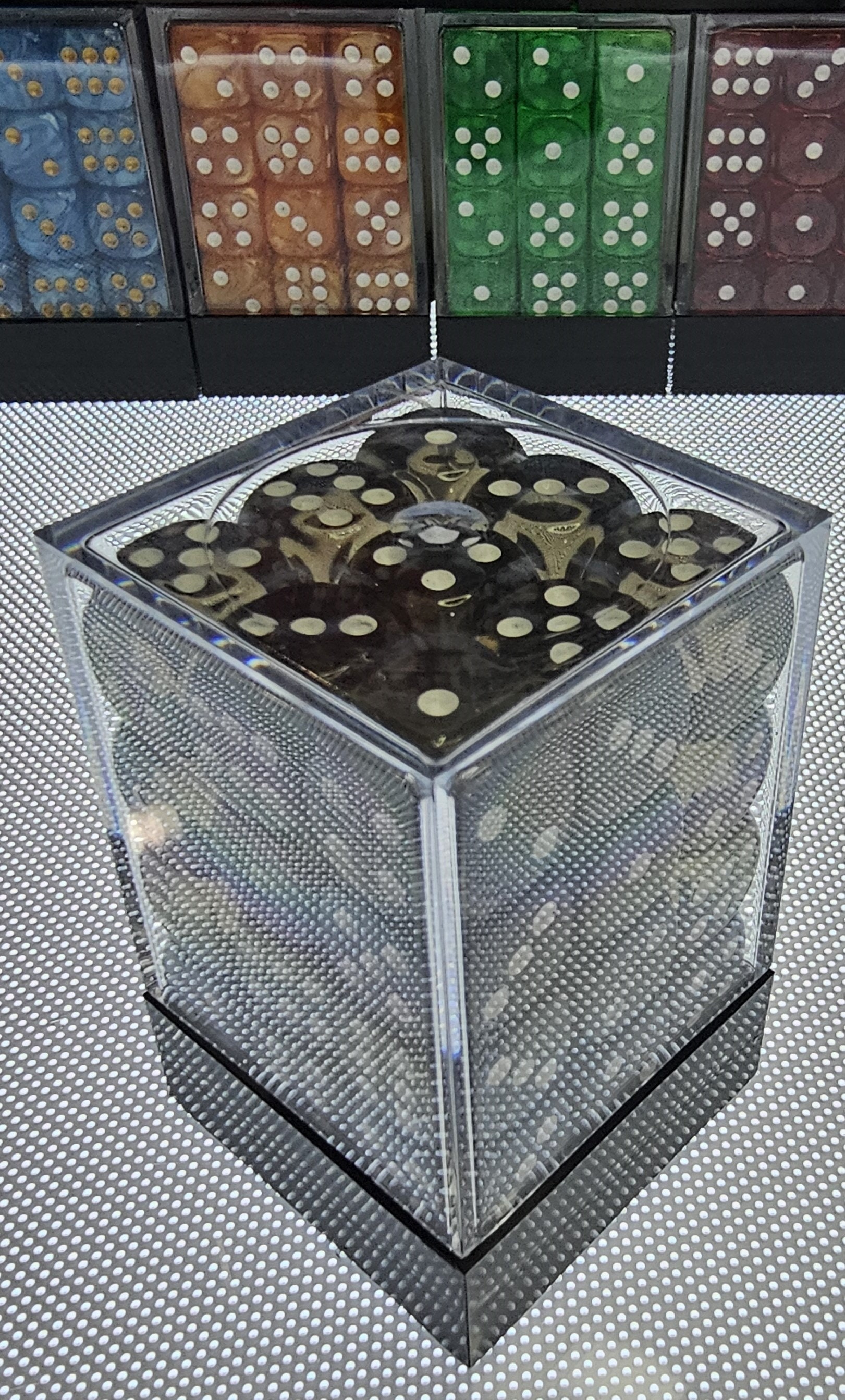12mm D6 Dice Cube W/ 36 Dice Block Translucent - Etsy
