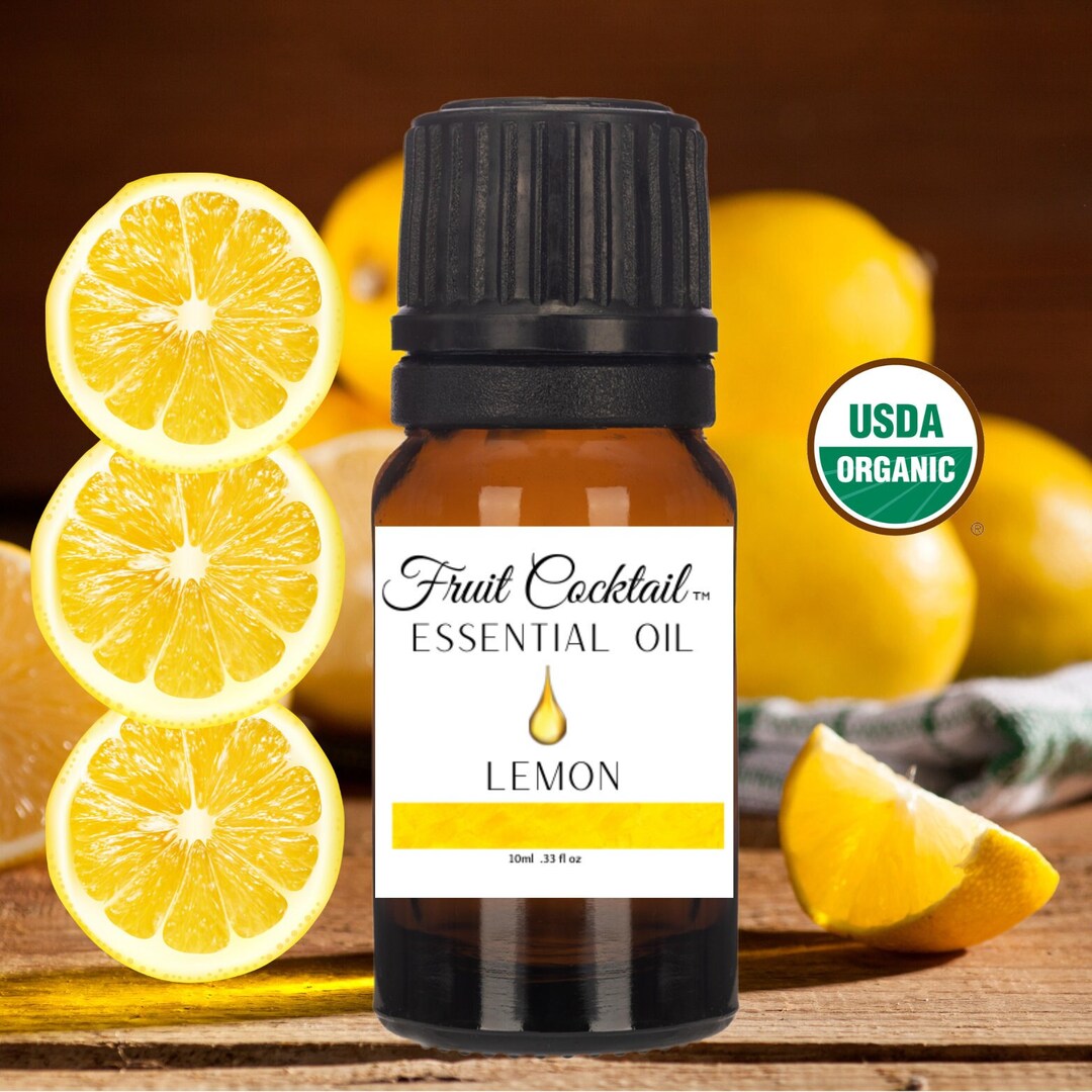 Organic Lemon Essential Oil by Fruit Cocktail Oil for Aromatherapy ...