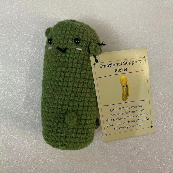 Emotional Support Pickle - Etsy