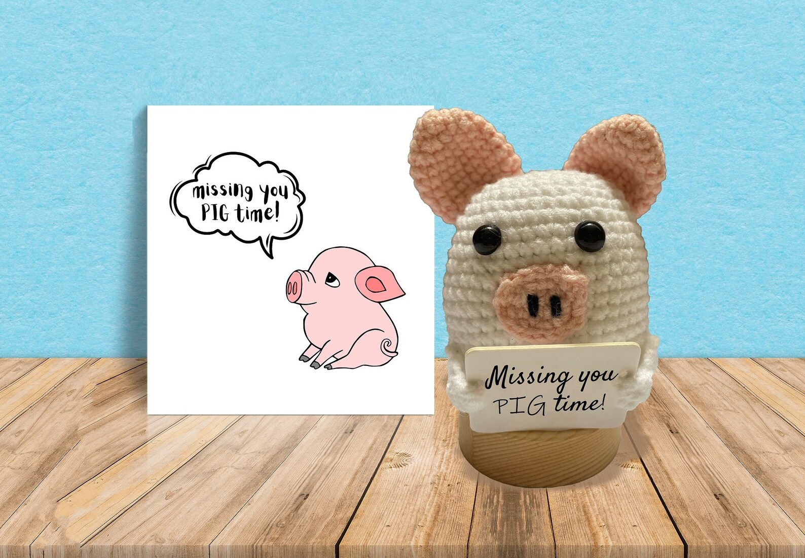 Crochet Positive Pig - Spread Joy and Positivity - Complete With ...