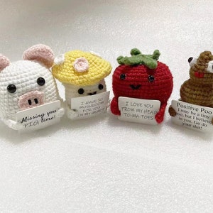 Crochet Positive Pig - Spread Joy and Positivity - Complete With ...