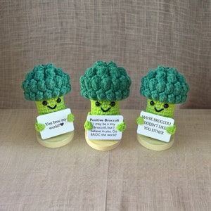 3PCS Positive Vegetables, Positive Broccoli/mushroom/pineapple, Mental ...