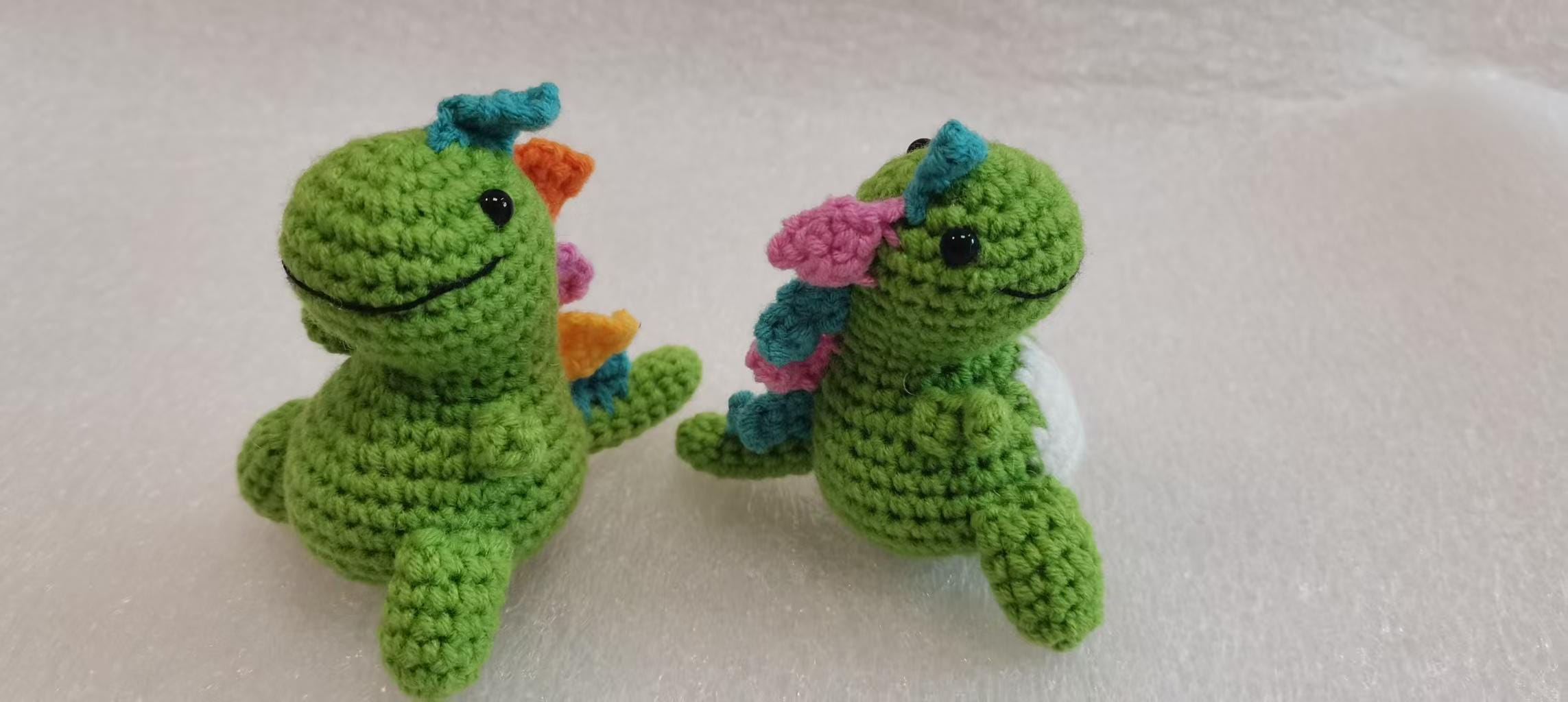Tiny Dinosaur Crochet Keychain, Fun Dino Keychain, Cute T-rex Keychain ...