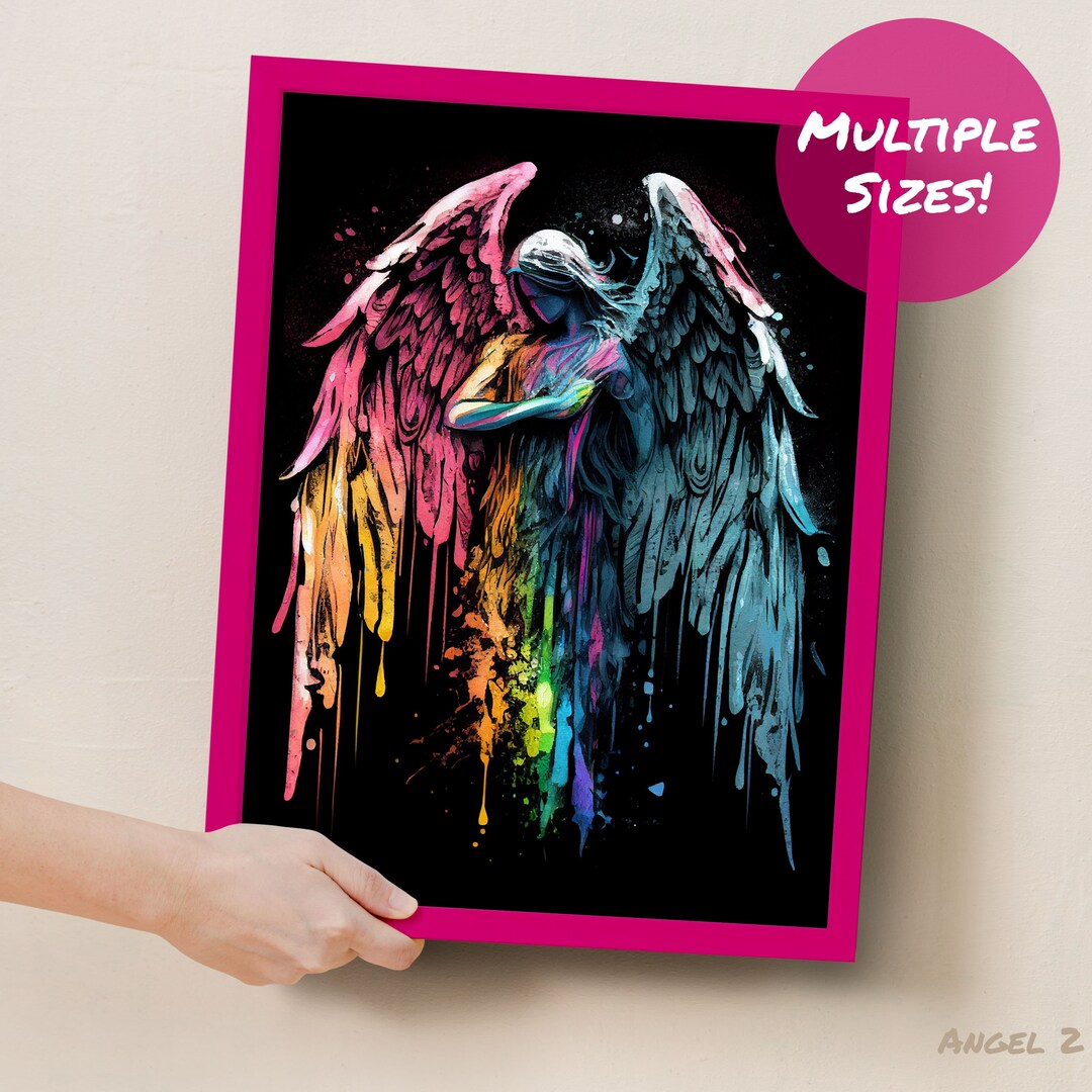 Angel 2 Angel Art Digital Art Angel Wall Art Spiritual - Etsy