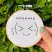 SVT Woozi Wooahae Emoticon - 3” Hoop - Etsy