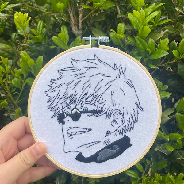 Jujutsu Kaisen Gojo Embroidery - Etsy