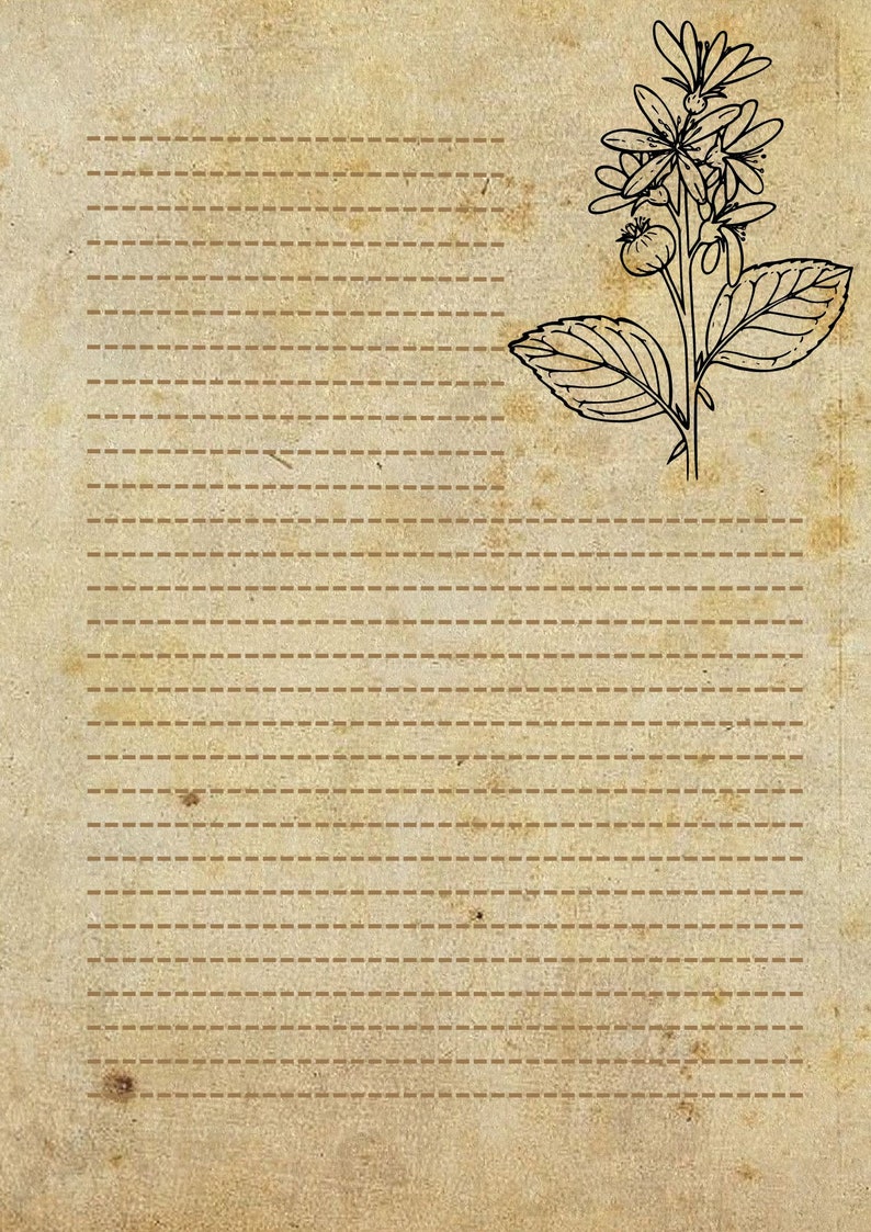 Vintage Stained Paper Digital Download for Letters and Crafts - Etsy