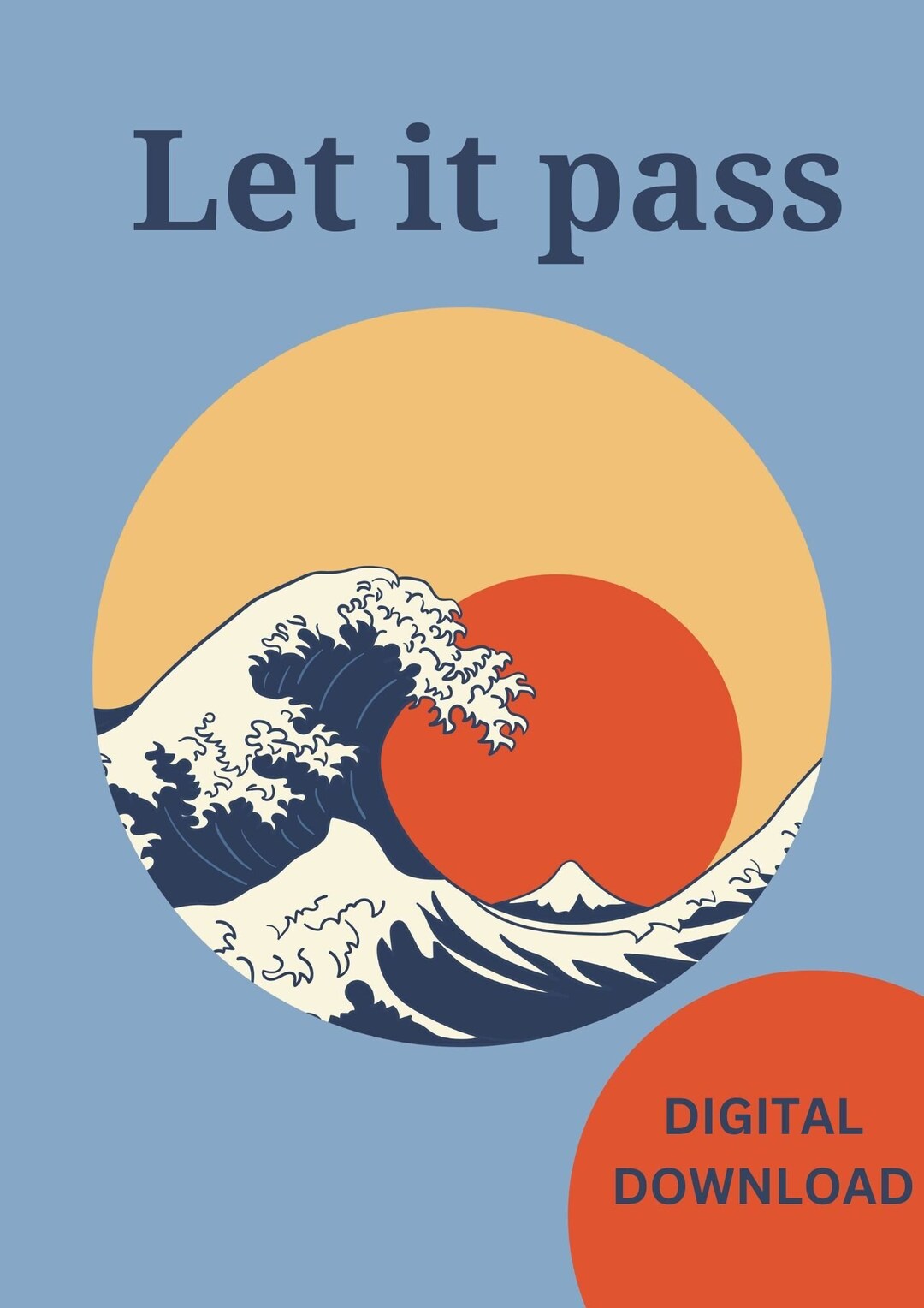 Let It Pass Motivational Poster Digital Printable - Etsy