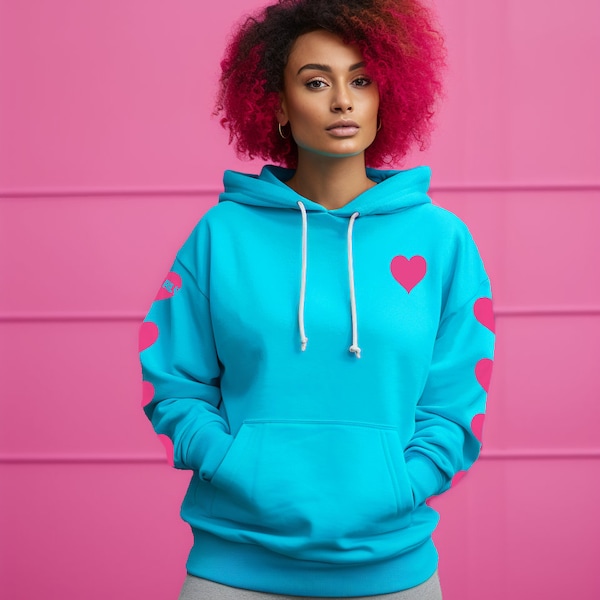Cyan Hoodie - Etsy