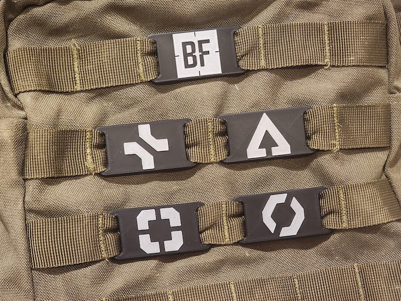 Battlefield 6 Inspired MOLLE Tags – Assault, Engineer, Support, Recon ...