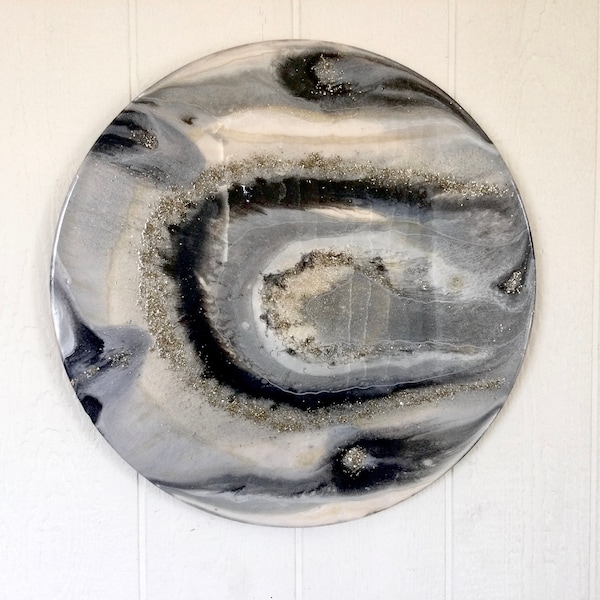 Round Resin Art - Etsy