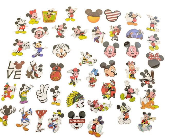 Hiya Guys! Mickey Mouse Sticker Pack (lots of Different Variations) - Etsy