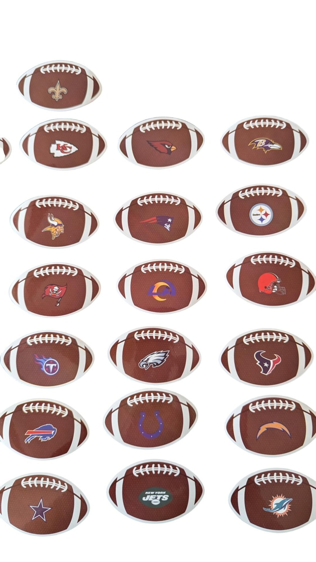 Football Sticker Pack lots of Different Variations - Etsy