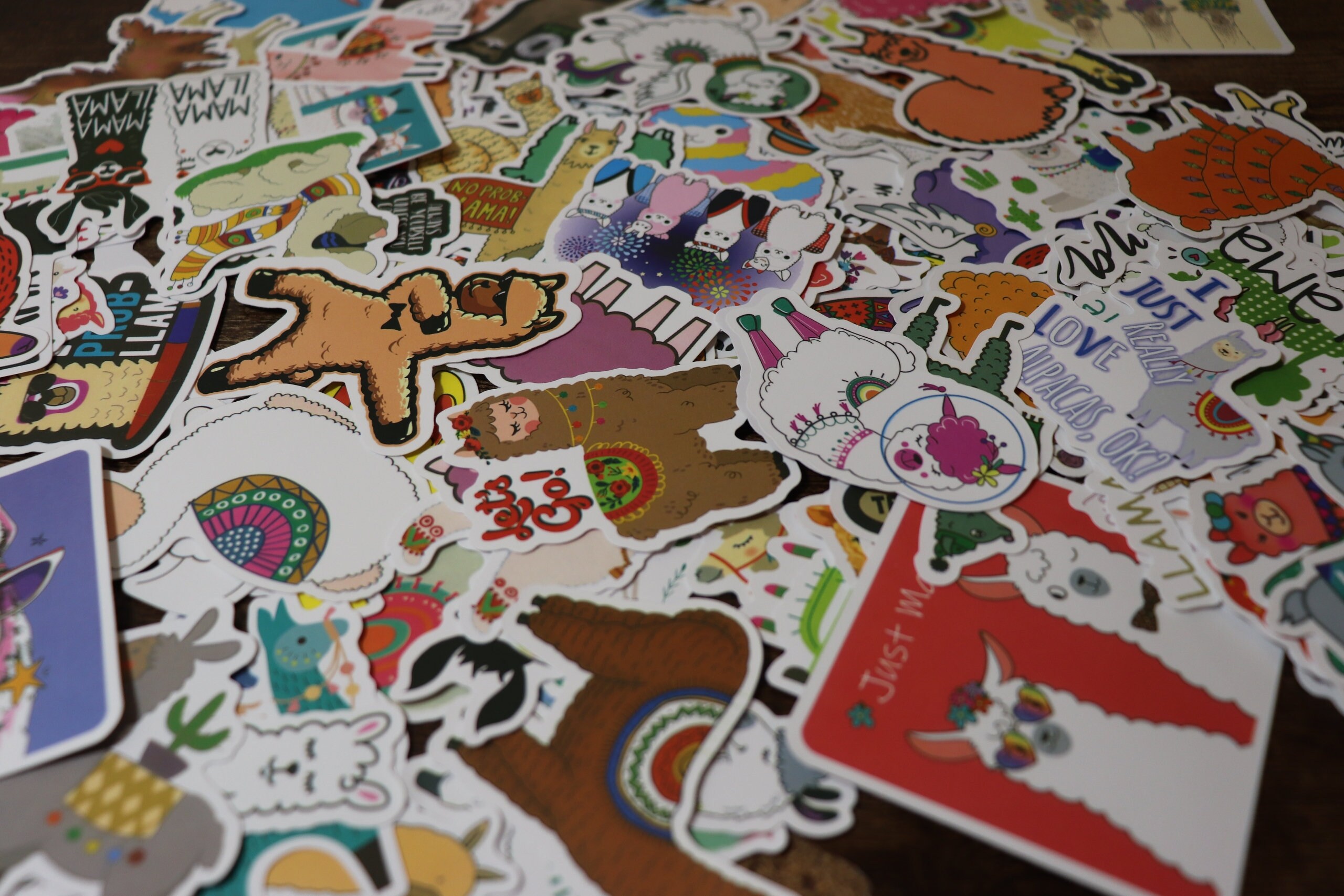 Llama Sticker Pack (lots of Different Variations) - Etsy