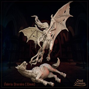 Valeria Draculea Vampire - 8-12K Printed - Great Grimoire - Etsy