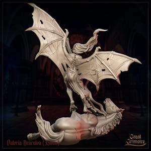 Valeria Draculea Vampire - 8-12K Printed - Great Grimoire - Etsy