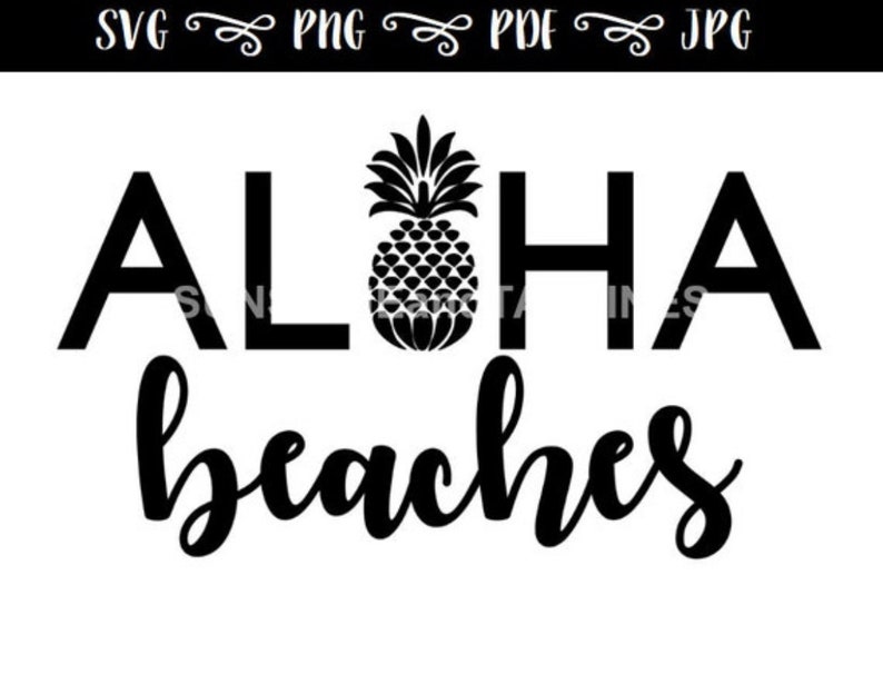 Aloha Beaches SVG - Etsy