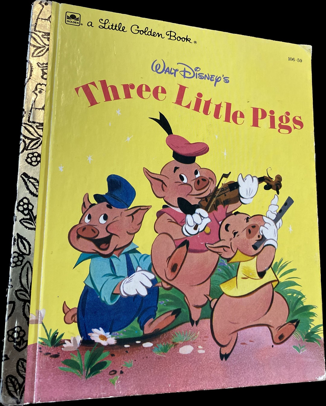 Three Little Pigs Little Golden Book Hardcover 1953 - Etsy