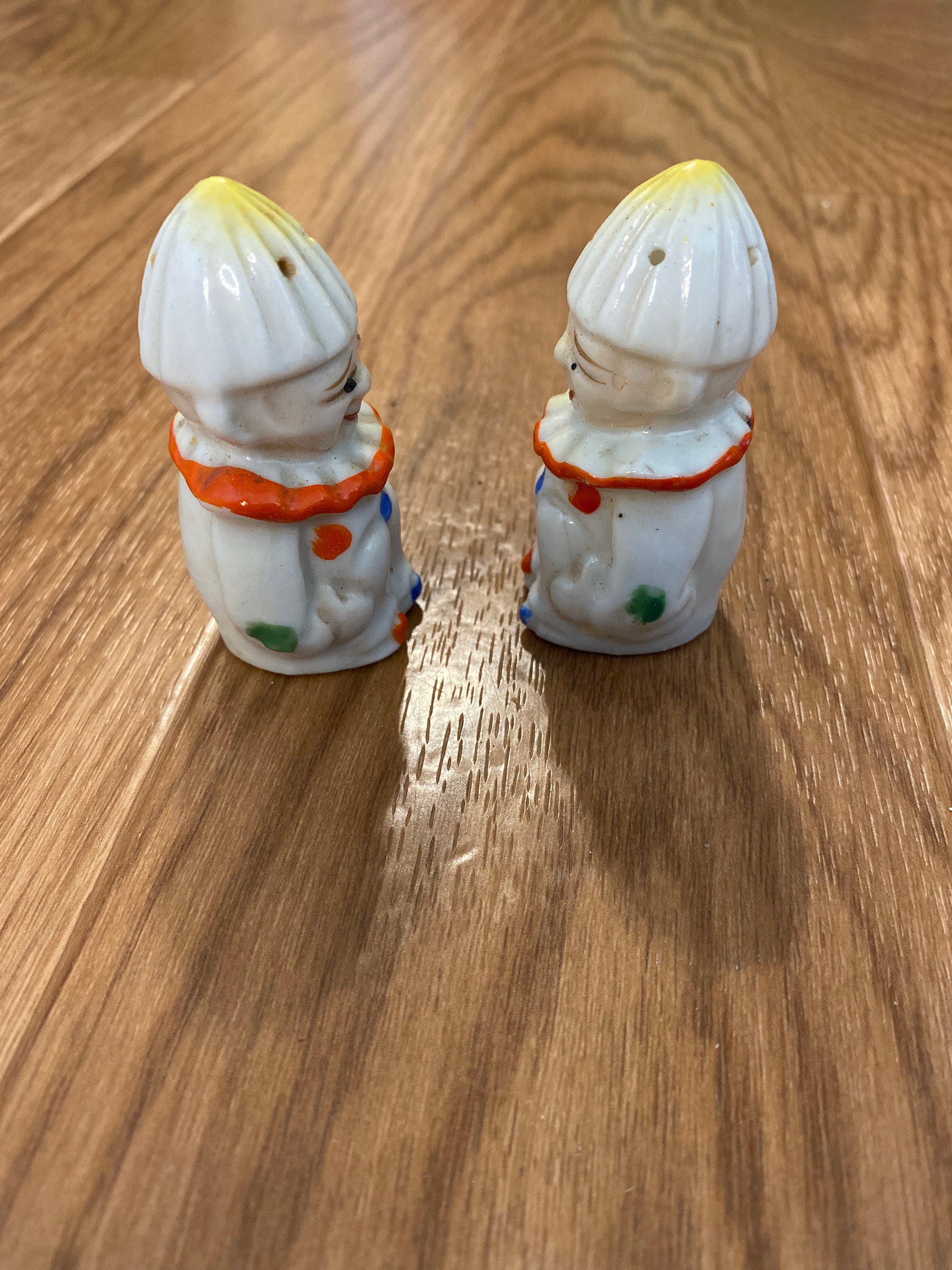 Japanese Happy and Sad Clown Salt & Pepper Shakers Vintage Rare - Etsy