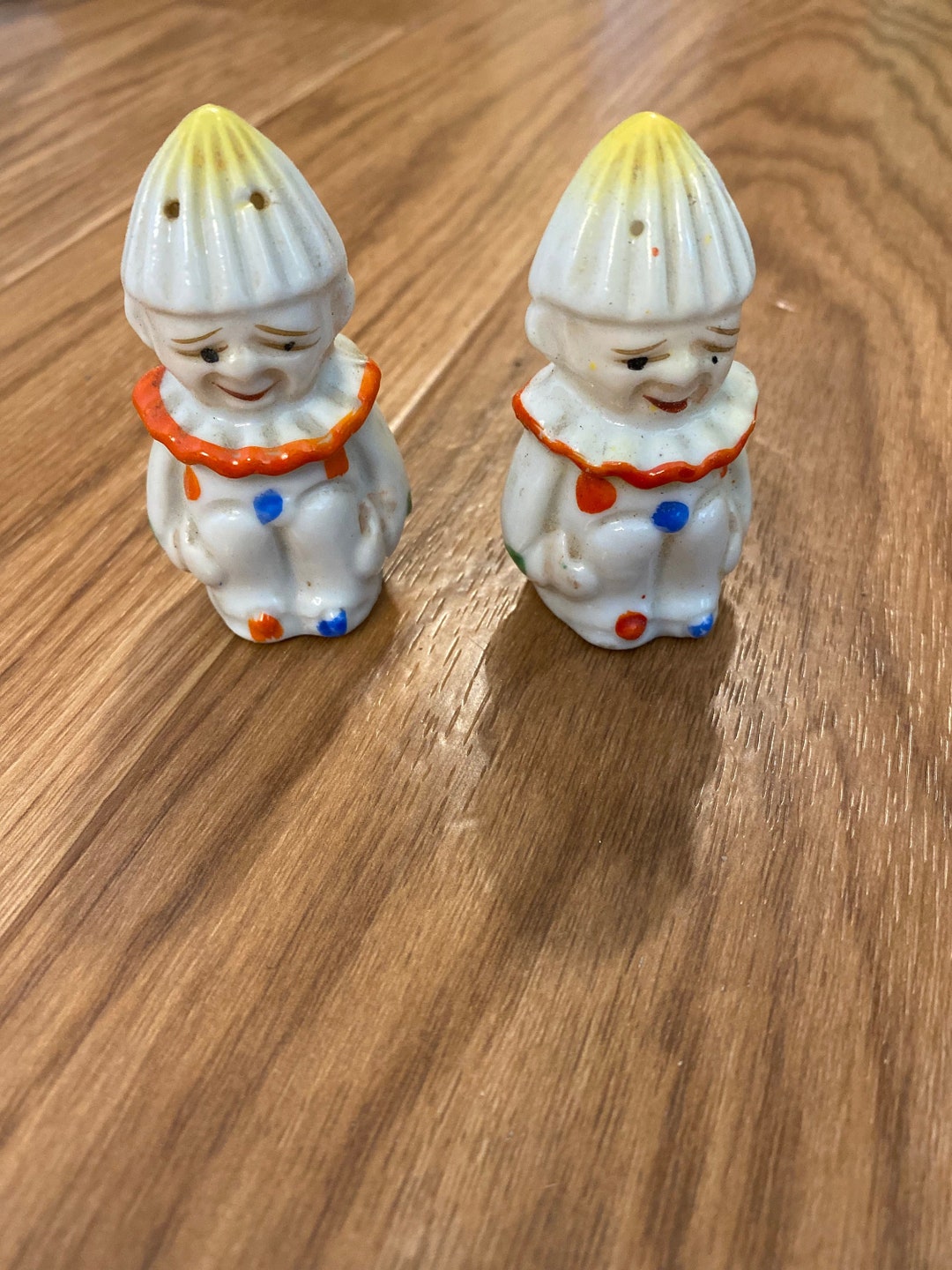 Japanese Happy and Sad Clown Salt & Pepper Shakers Vintage Rare - Etsy