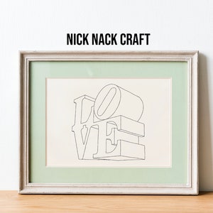 Digital Download | Printable | Philadelphia Sketch Art | Line Art ...