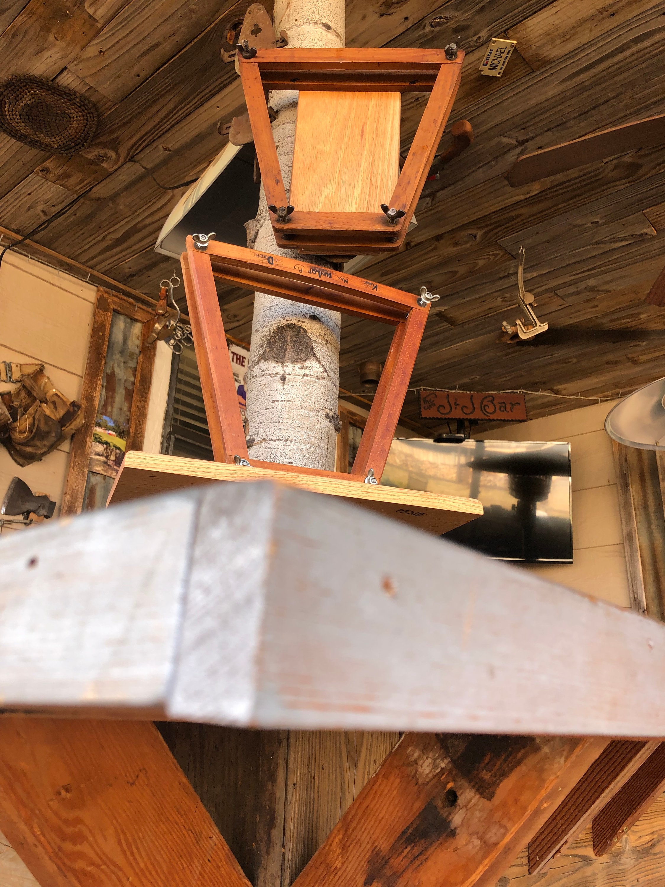 One Display Wood Tennis Racquet Cut Board Counter Display Only - Etsy