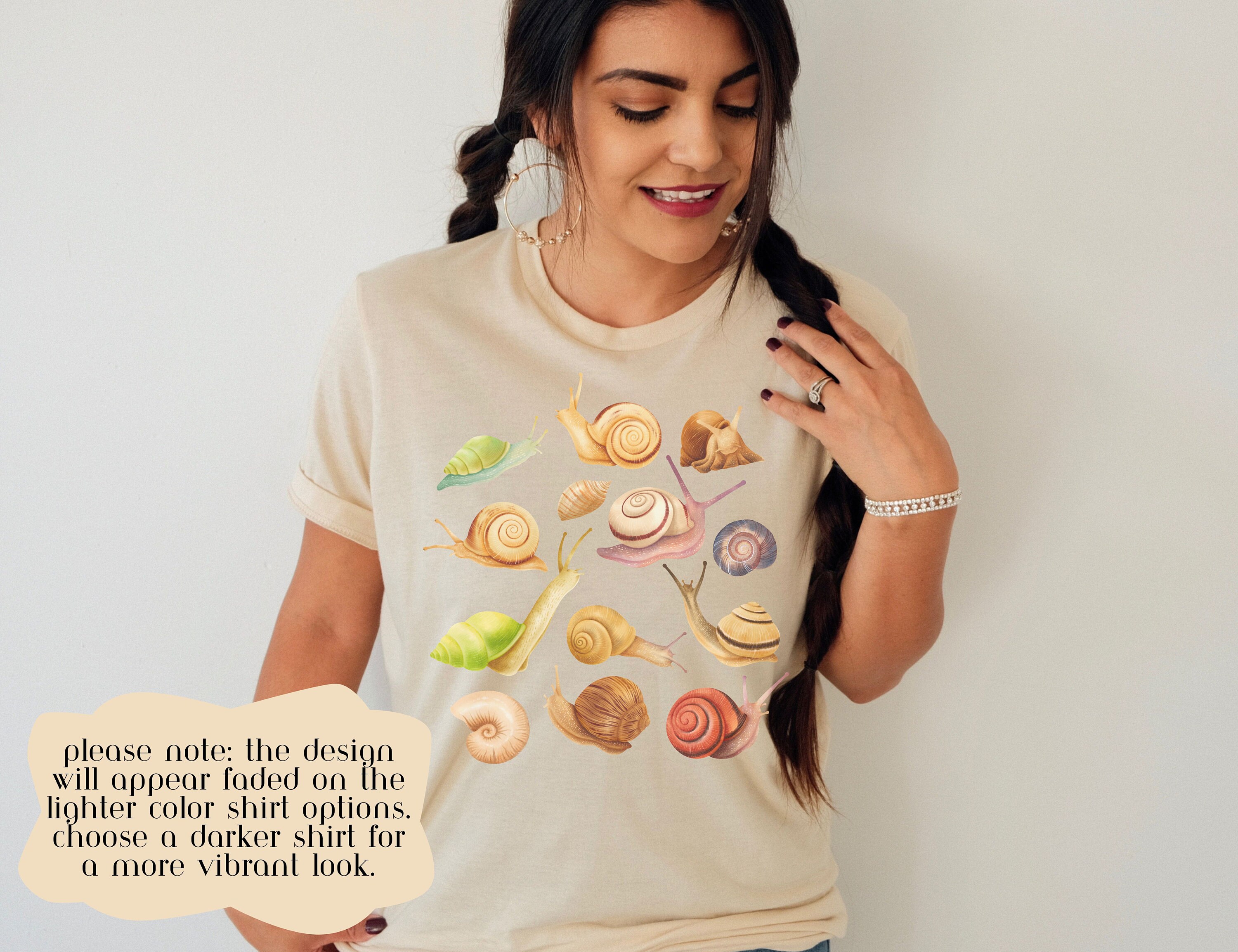 Vintage Cottagecore Snail Shirt Forestcore Snail Lover Gift Snail Tee ...