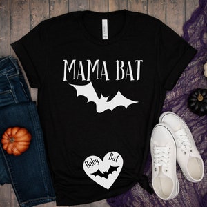Gothic Pregnancy Announcement Halloween Maternity Shirt Goth New Mom to ...