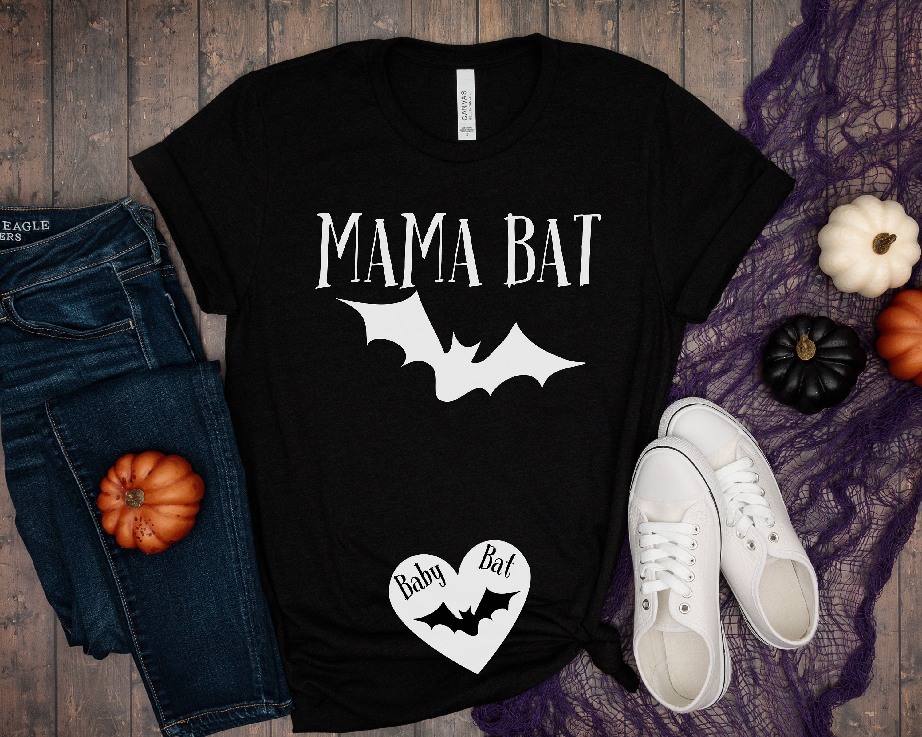 Gothic Pregnancy Announcement Halloween Maternity Shirt Goth New Mom to ...