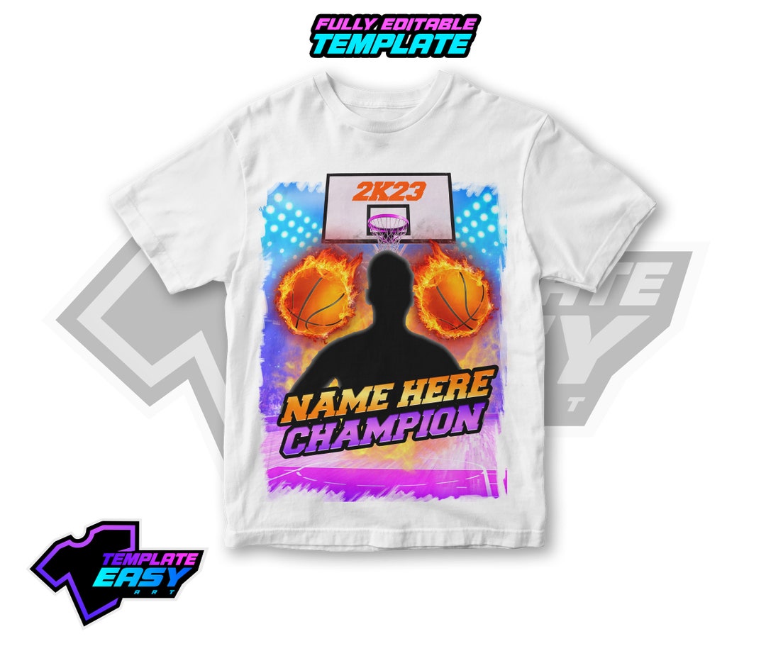 3D Basketball Editable Shirt Template All Over Print Shirt - Etsy