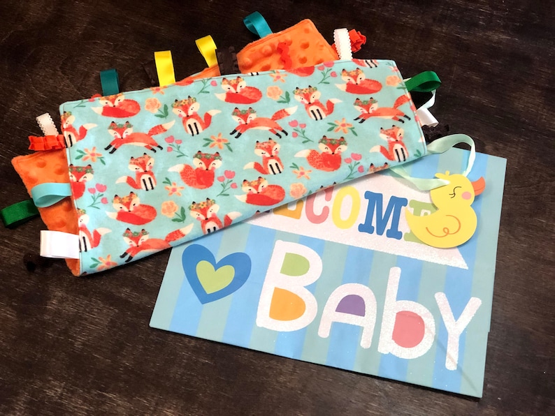 Easy Baby Tag Blanket Sewing Tutorial | Baby Tag Lovey | Baby Tag ...