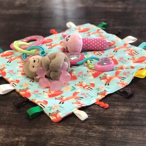 Easy Baby Tag Blanket Sewing Tutorial | Baby Tag Lovey | Baby Tag ...