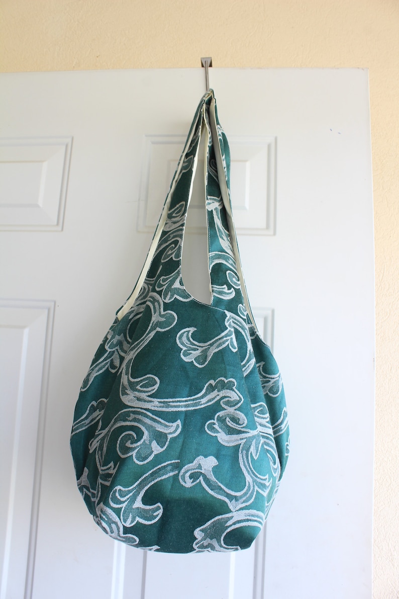 Slouchy Bag Sewing Pattern & Sewing Tutorial | Tote Bag Pattern | Boho ...