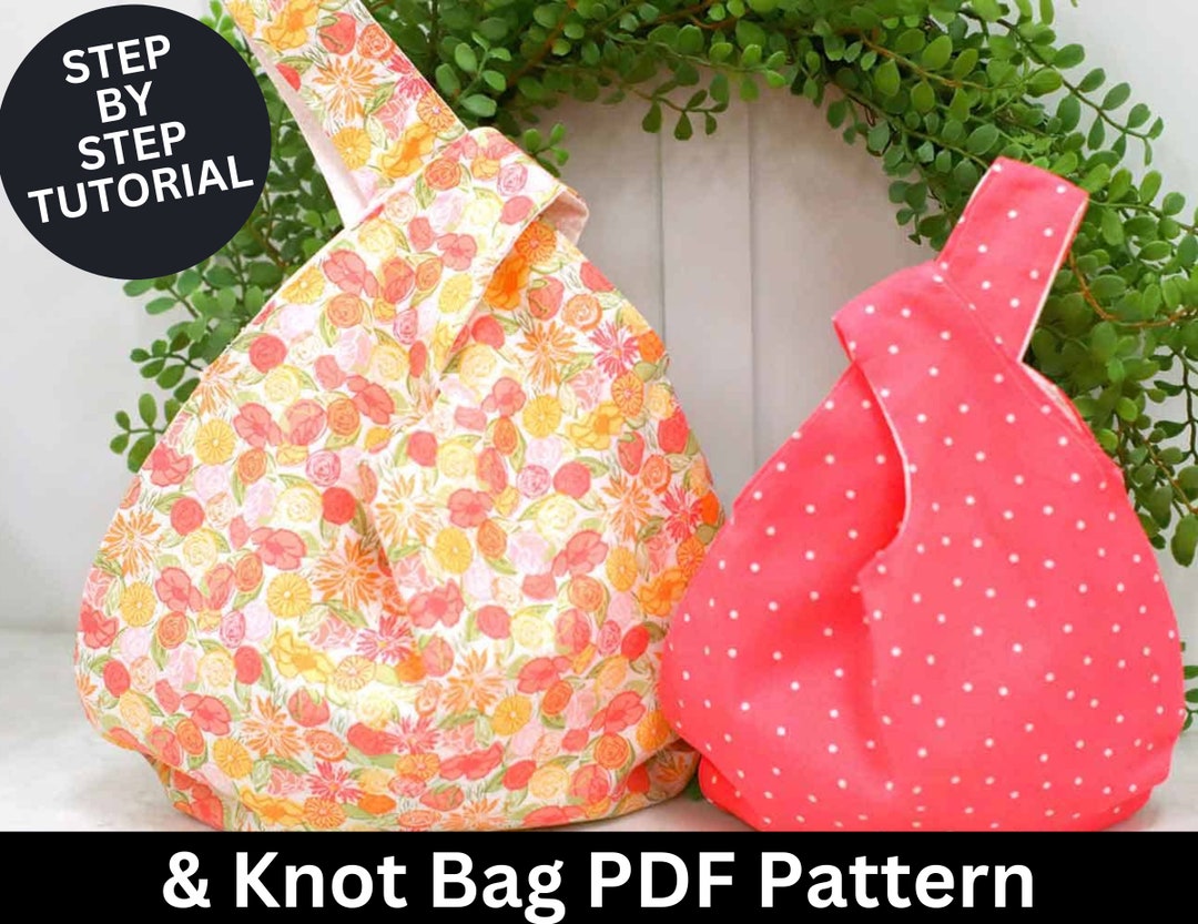 Japanese Knot Bag Sewing Pattern & Sewing Tutorial Knot Bag - Etsy
