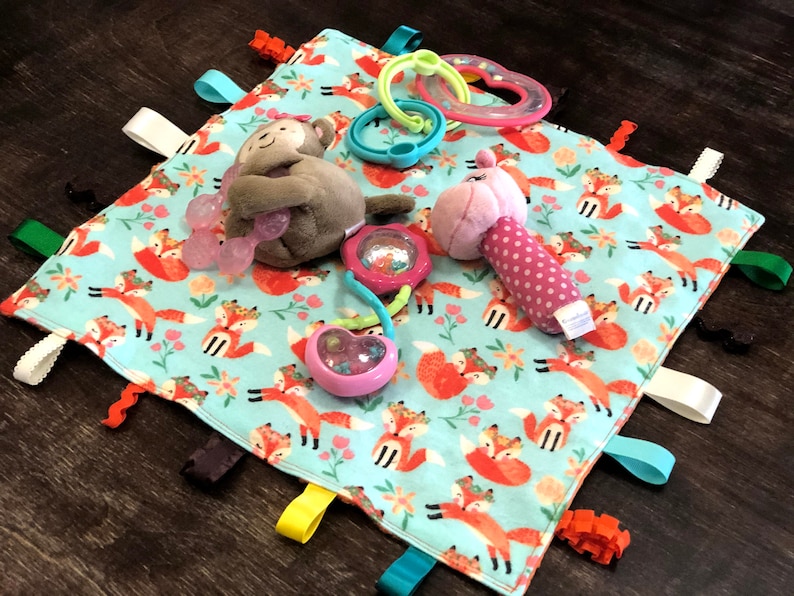 Easy Baby Tag Blanket Sewing Tutorial | Baby Tag Lovey | Baby Tag ...