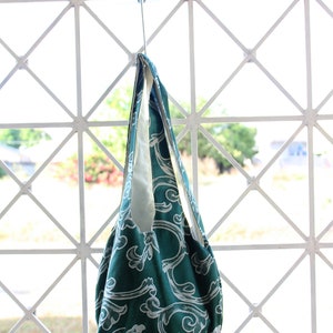 Slouchy Bag Sewing Pattern & Sewing Tutorial | Tote Bag Pattern | Boho ...