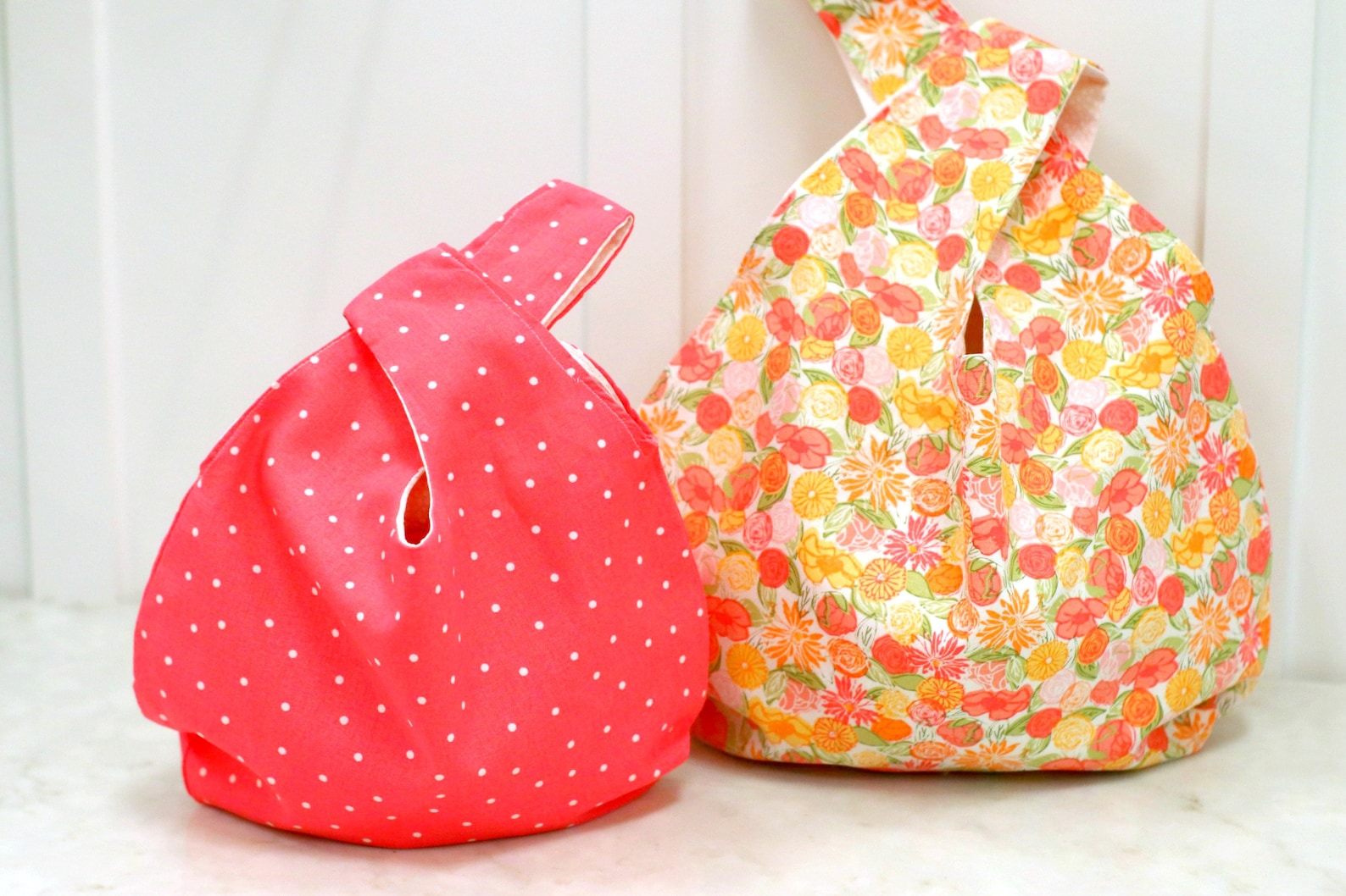 Japanese Knot Bag Sewing Pattern & Sewing Tutorial Knot Bag Pattern ...