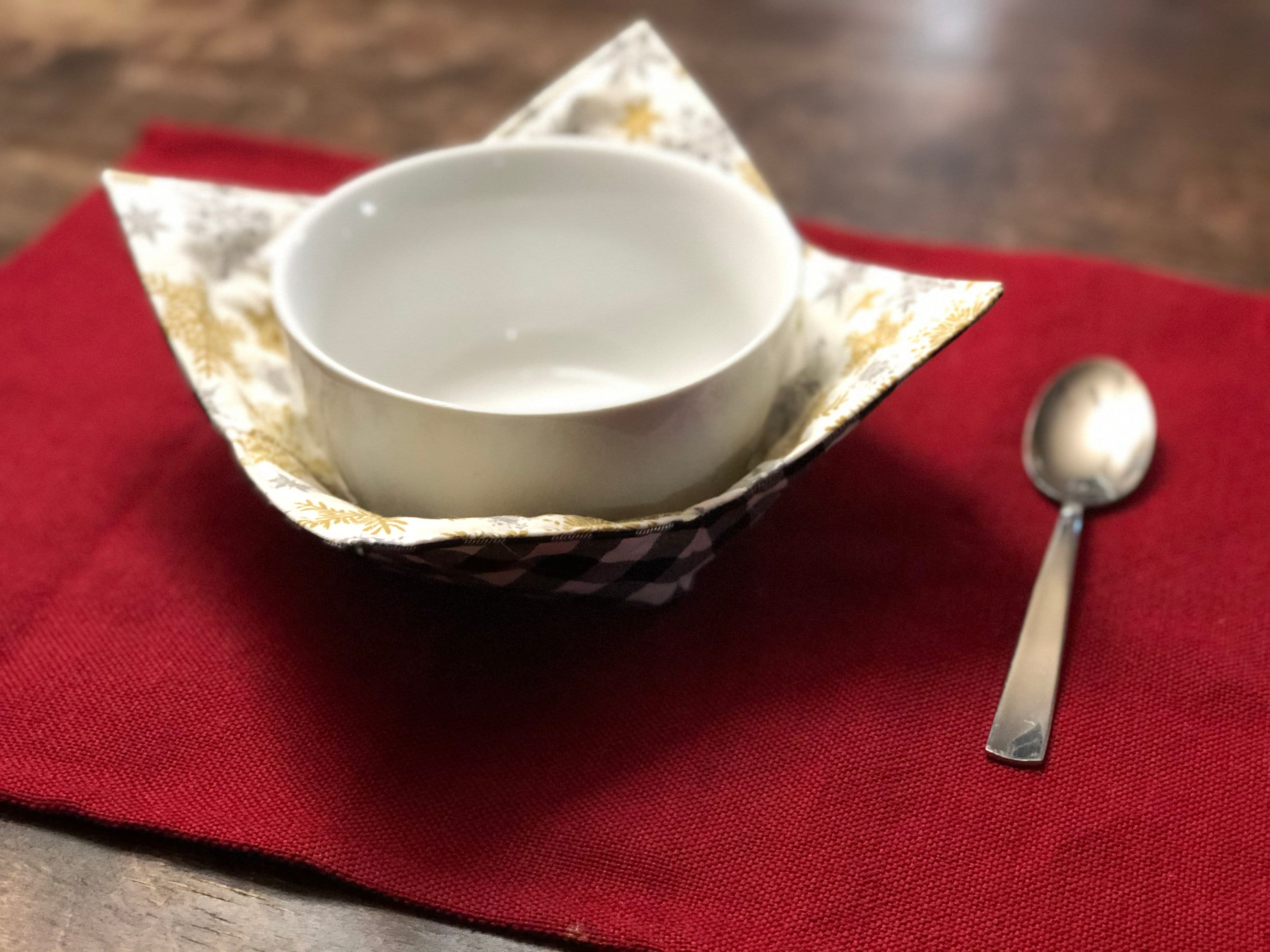 Microwave Bowl Cozy Sewing Tutorial Hot Bowl Cozy Holder - Etsy