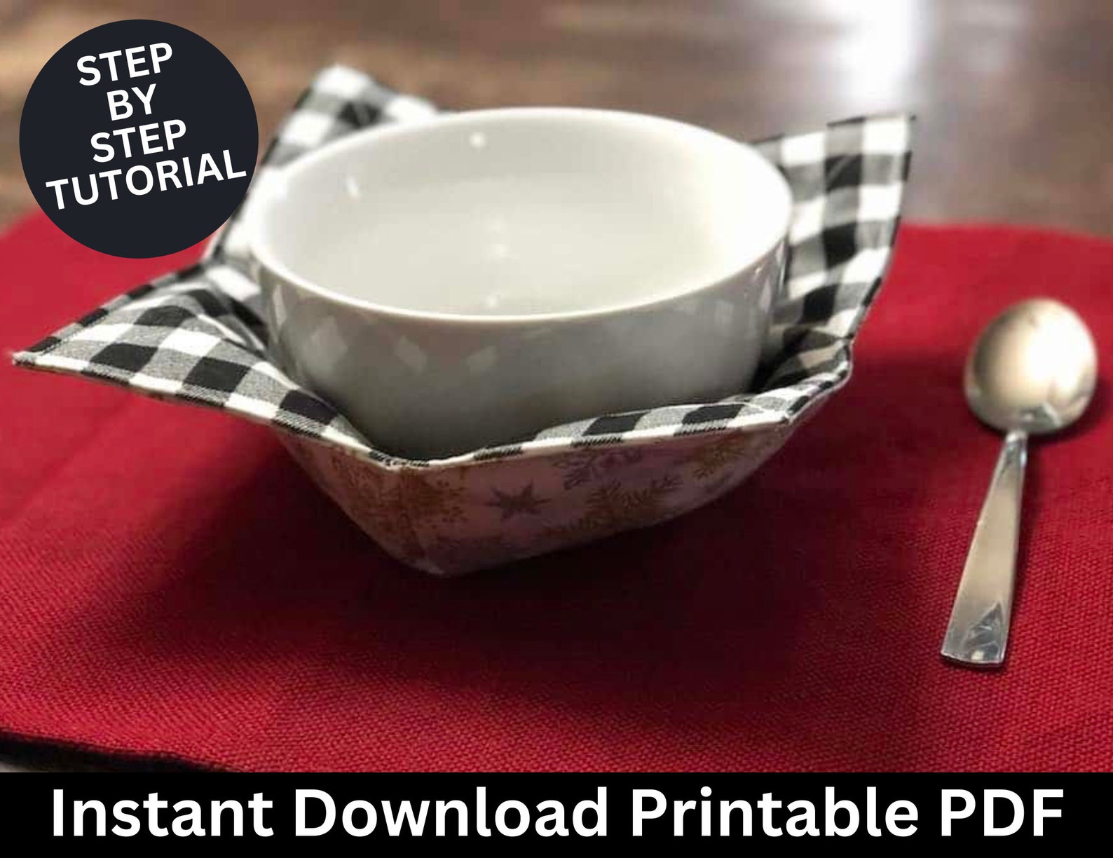 Microwave Bowl Cozy Sewing Tutorial Hot Bowl Cozy Holder - Etsy