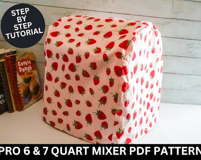 Kitchenaid Mixer Cover Sewing Pattern & Sewing Tutorial Mixer Cover ...